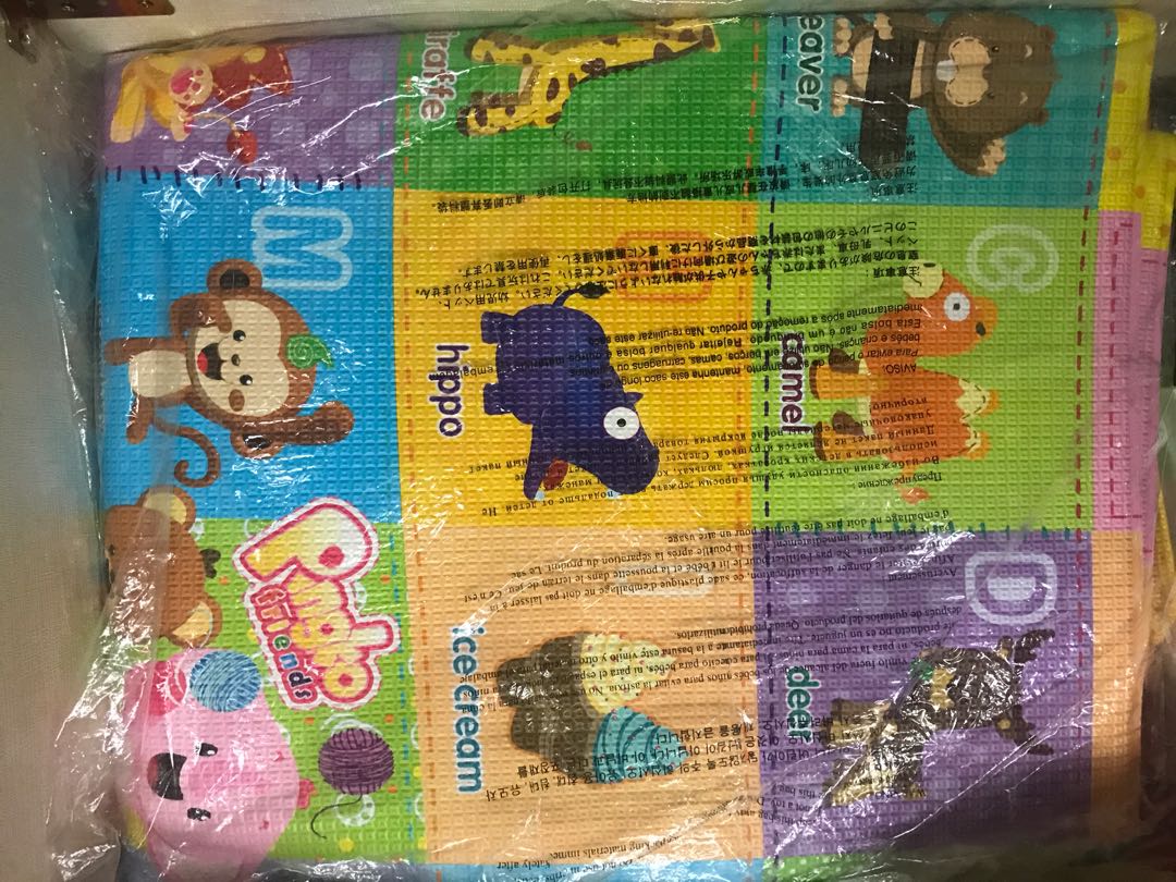 Comflor Playmat Pingko Friends, Babies & Kids, Infant Playtime on Carousell