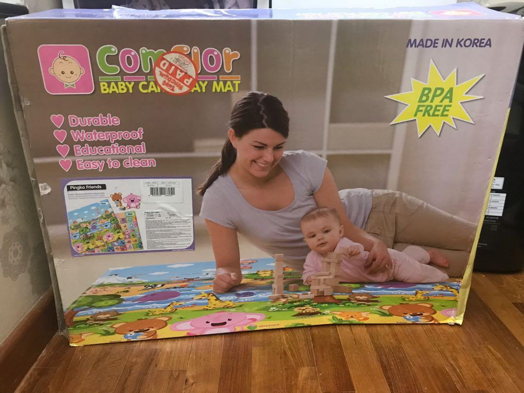 Comflor Playmat Pingko Friends, Babies & Kids, Infant Playtime on Carousell