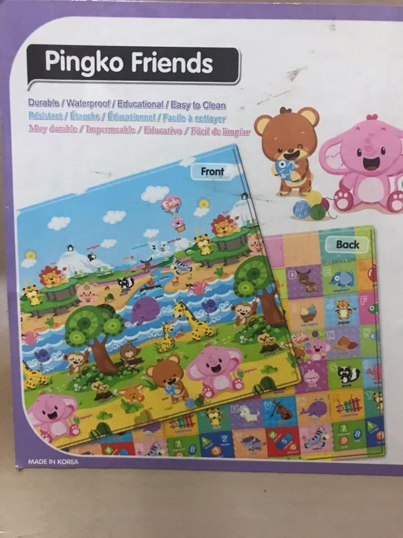Comflor Playmat Pingko Friends, Babies & Kids, Infant Playtime on Carousell