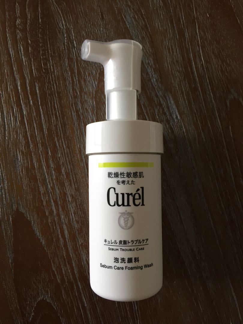 Curel Sebum Care Foaming Wash 90ml, Beauty & Personal Care, Face, Face Care on Carousell