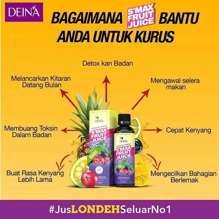 Deina Slimming Jus, Food & Drinks, Beverages on Carousell