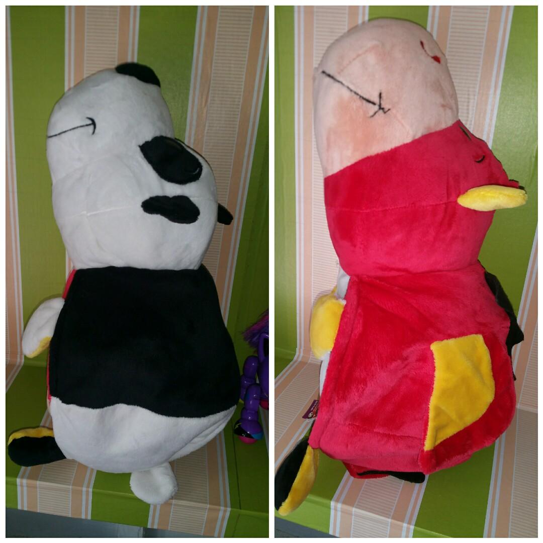 FLIPAZoo plush toy Panda and Ember Dragon in 1 body, Babies & Kids ...