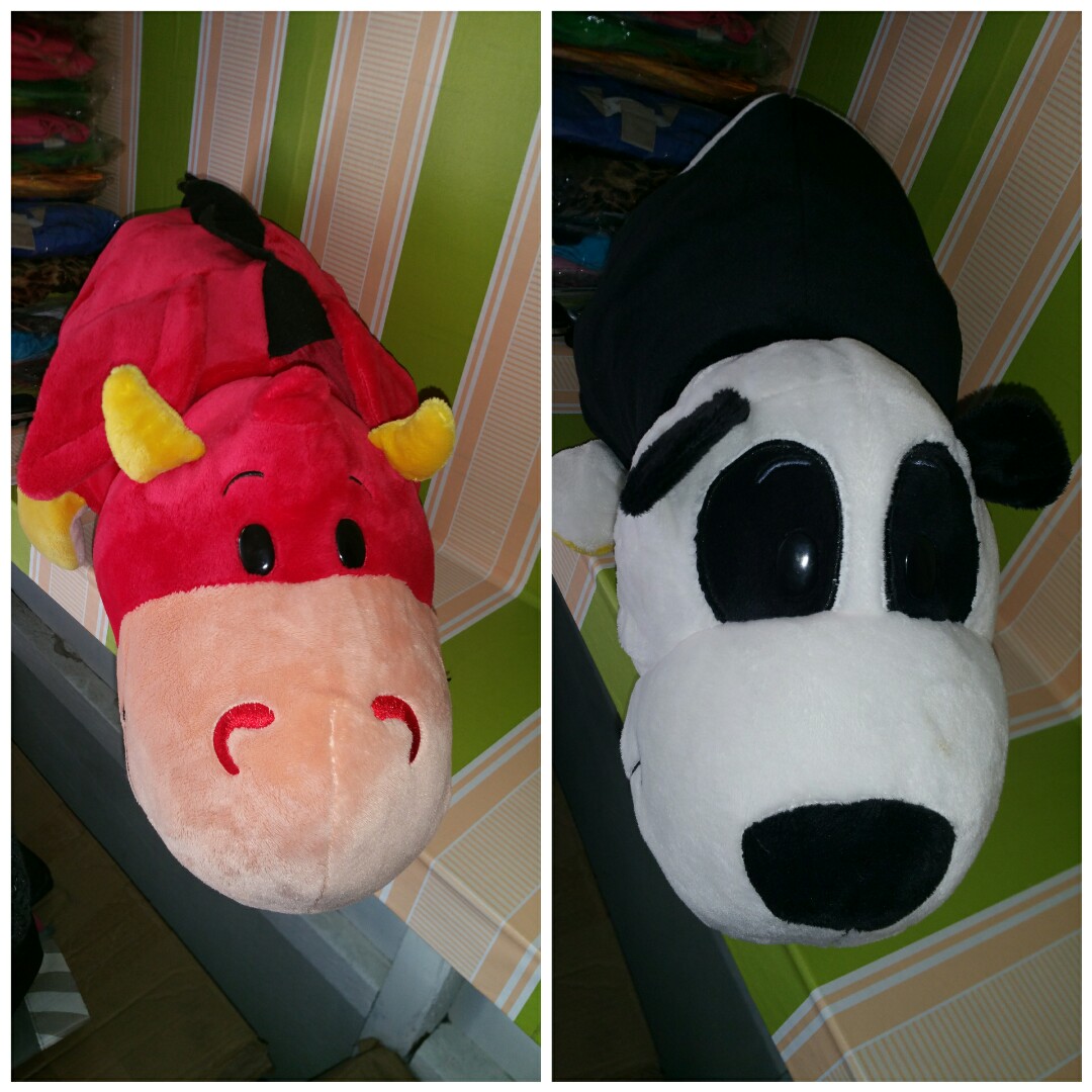 FLIPAZoo plush toy Panda and Ember Dragon in 1 body, Babies & Kids ...