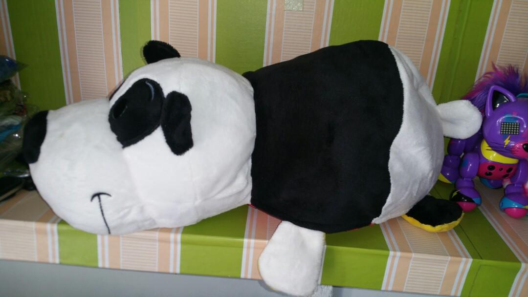 FLIPAZoo plush toy Panda and Ember Dragon in 1 body, Babies & Kids ...