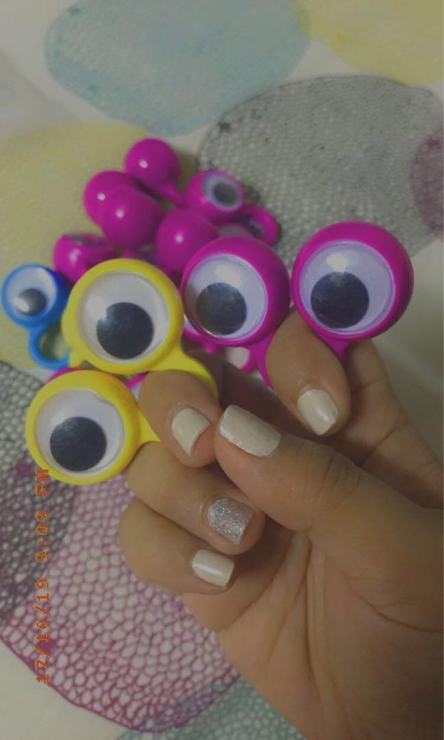 Googly Eyes Finger Puppets, Hobbies & Toys, Toys & Games on Carousell