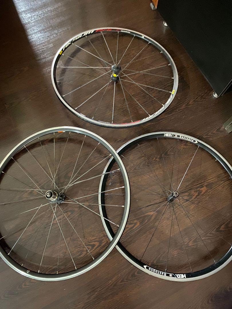 HED Bastogne wheelset, Sports Equipment, Bicycles & Parts, Bicycles on Carousell