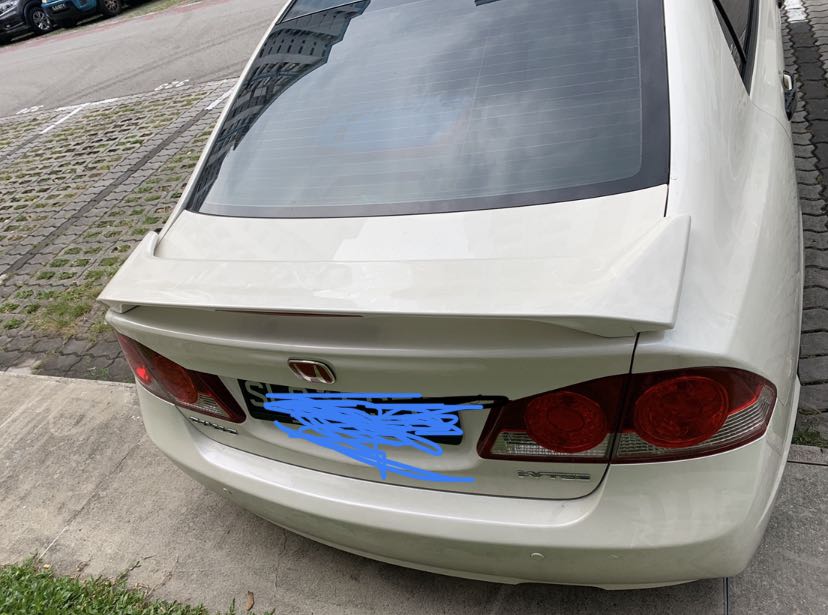 Honda Civic FD Spoiler, Car Accessories, Accessories on Carousell