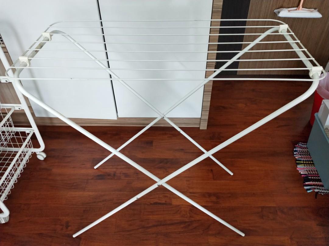 Ikea Clothes Drying Rack (foldable/portable), Furniture & Home Living ...