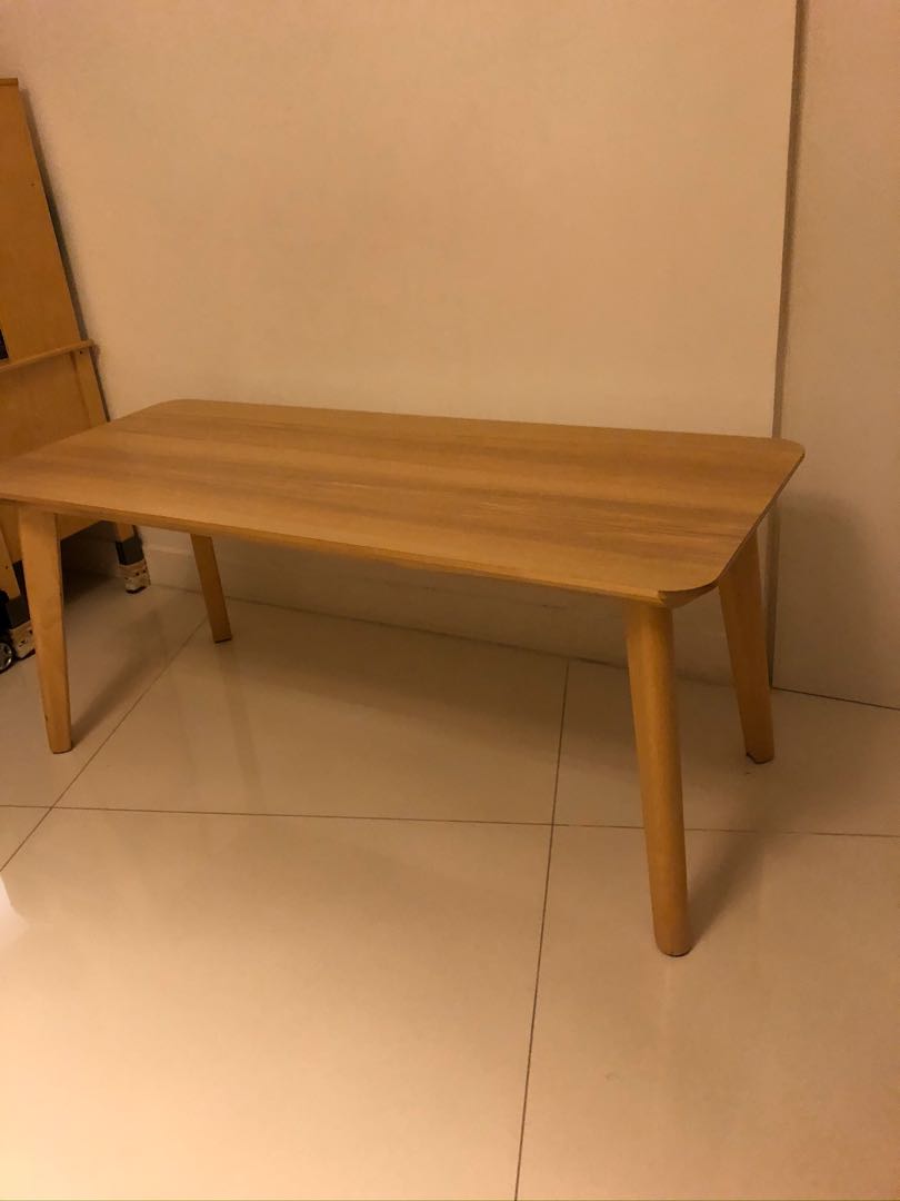 Ikea Lisabo Coffee Table Ash Veneer, Furniture & Home Living, Furniture ...