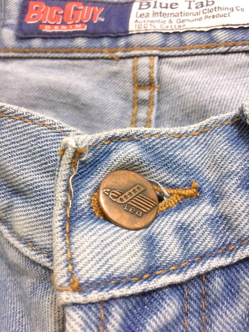 Lea Jeans ( Big Guy Denim ), Fesyen Wanita, Pakaian Wanita, Bawahan di ...