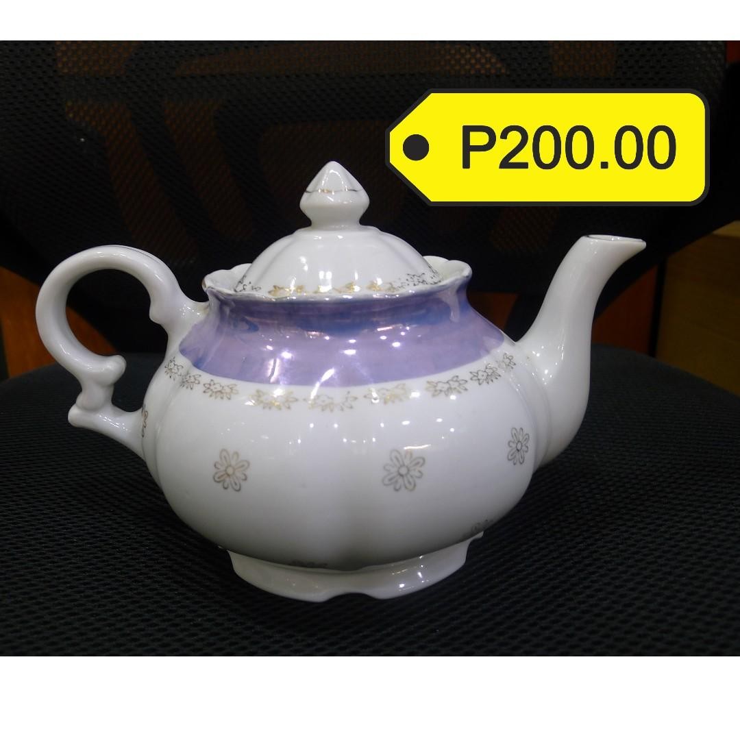 LIGHT BLUE TEAPOT, Furniture & Home Living, Home Improvement ...