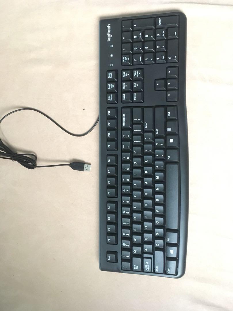 Logitech K-120 and A4TECH (gaming), Computers & Tech, Parts ...