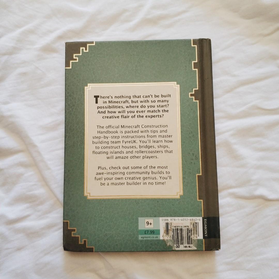 BOOK: Minecraft Construction Handbook, Hobbies & Toys, Books ...