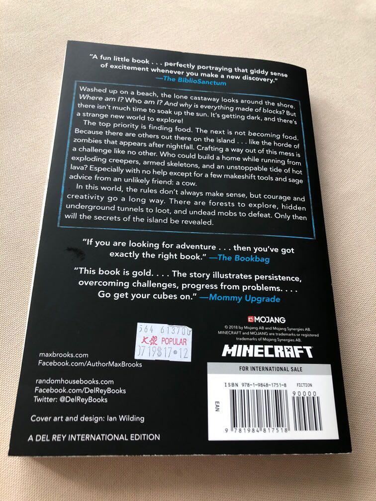Minecraft the Island, Hobbies & Toys, Books & Magazines, Fiction & Non ...
