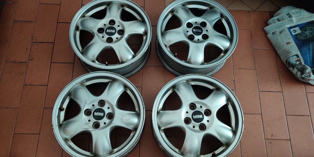 Mini Cooper 15 inches Original Alloy Rims, Car Accessories, Tyres ...