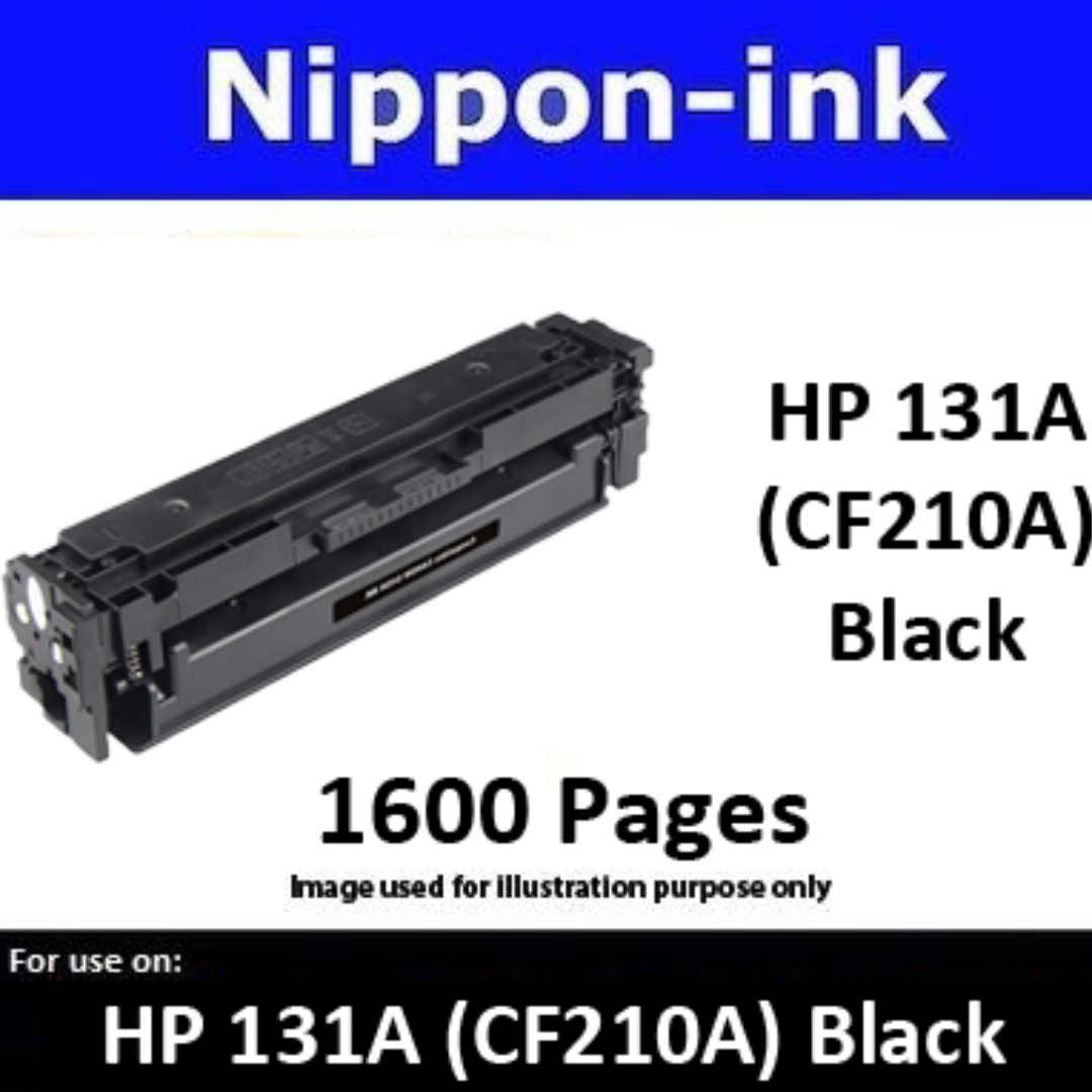 Nippon-ink For HP 131A CF210A ( Black ) HP131A 131 A series Toner ...