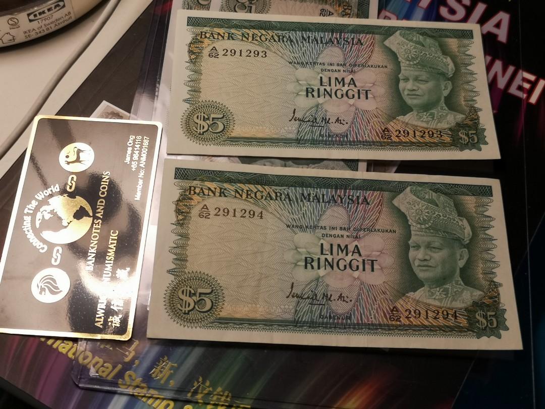 Old Note rm 5, Hobbies & Toys, Memorabilia & Collectibles, Currency on ...