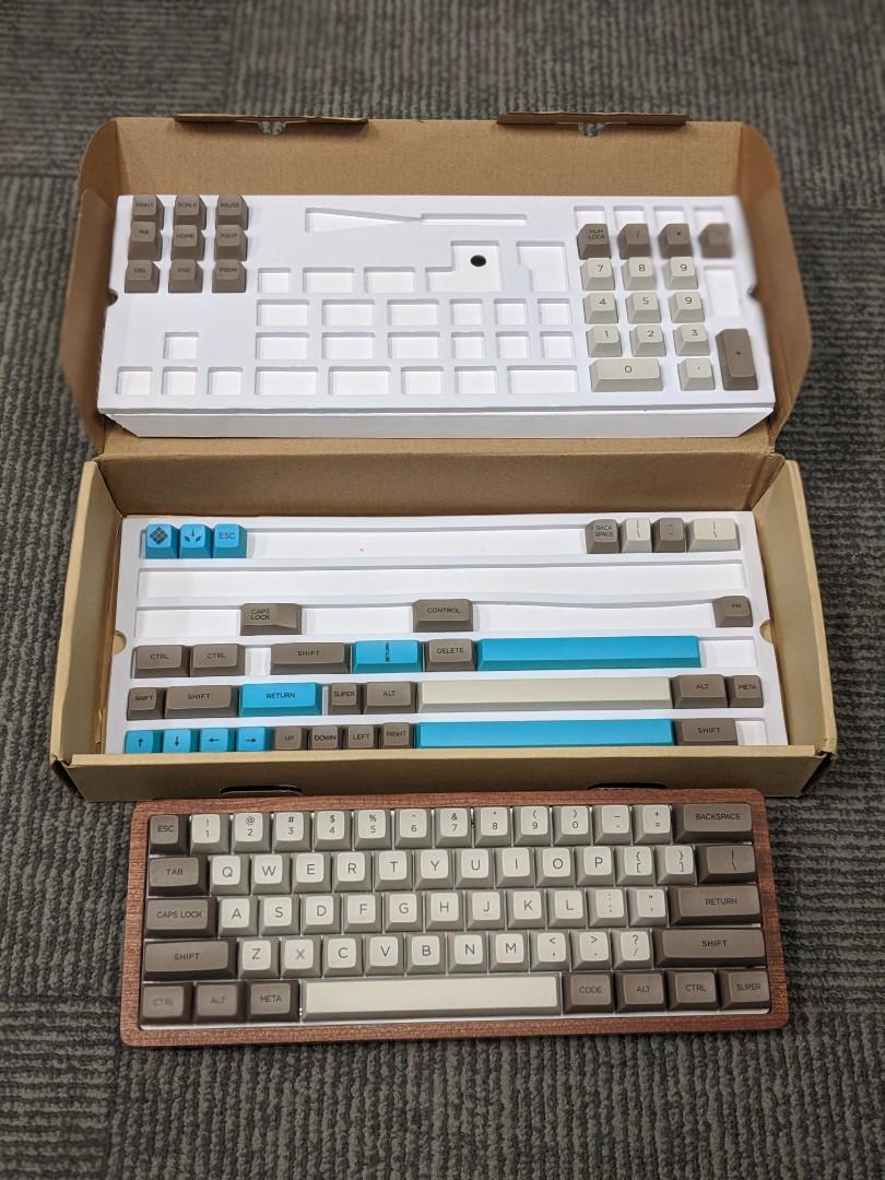 OneCap Retro Beige SA PBT keycaps 134 keys cherry mx switch for ...