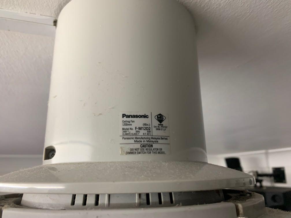 Panasonic ceiling fan, Furniture & Home Living, Lighting & Fans, Fans ...