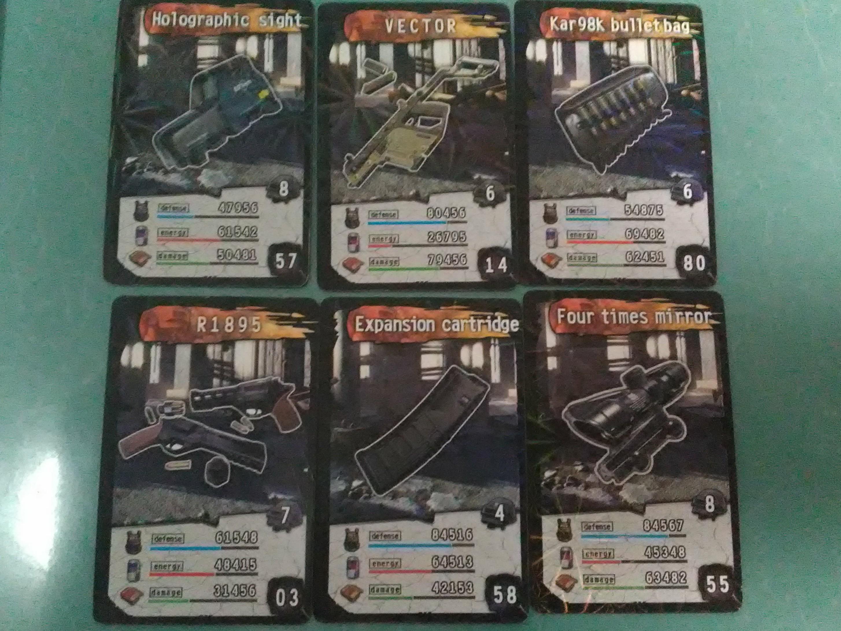 PUBG cards, Hobbies & Toys, Toys & Games on Carousell