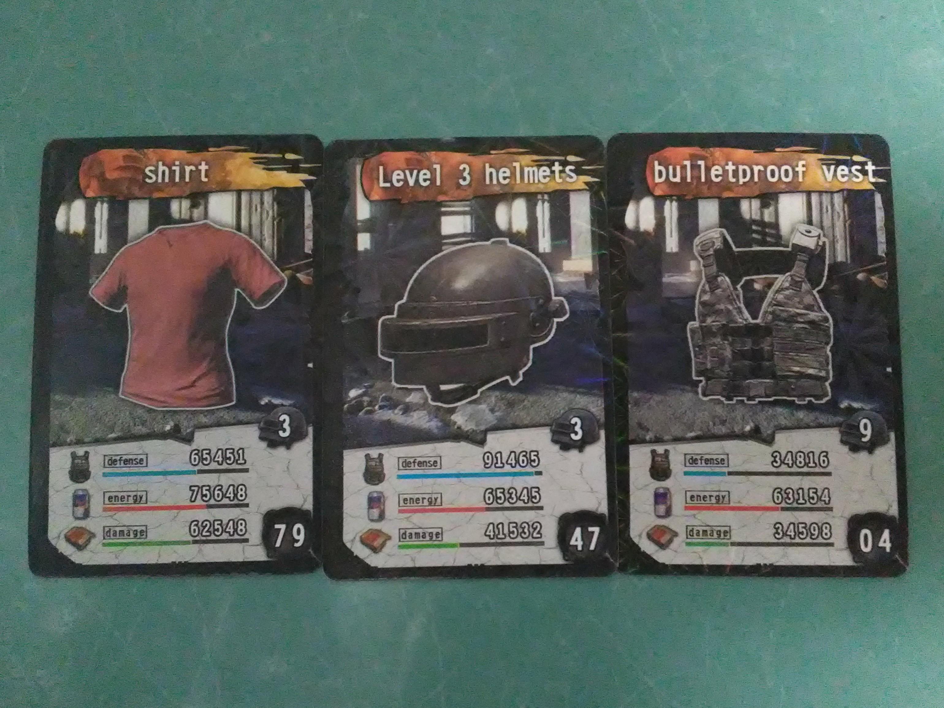 PUBG cards, Hobbies & Toys, Toys & Games on Carousell