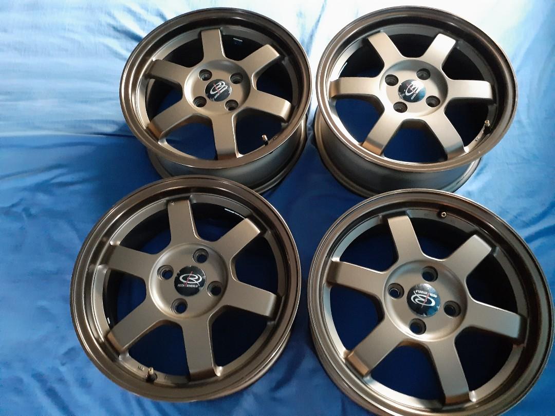 REPRICED: Rota Mags-grid 1 size 15-authentic, Car Parts & Accessories ...