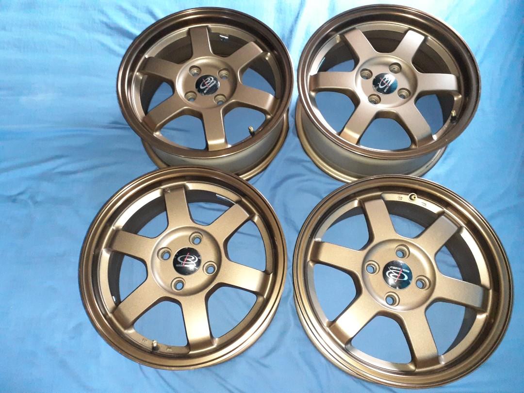 REPRICED: Rota Mags-grid 1 size 15-authentic, Car Parts & Accessories ...