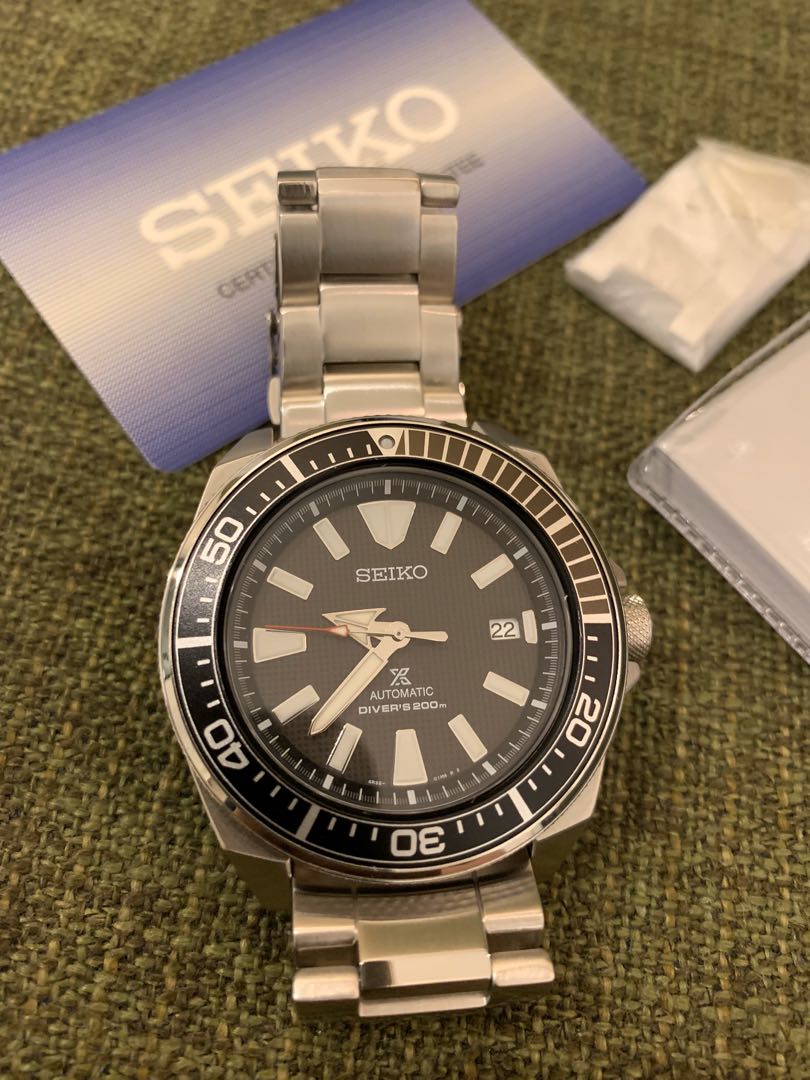 Seiko Black Samurai, Men's Fashion, Watches on Carousell