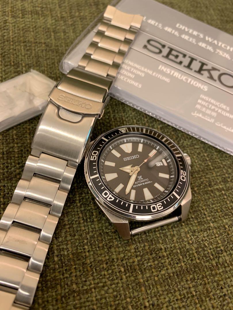 Seiko Black Samurai, Men's Fashion, Watches on Carousell