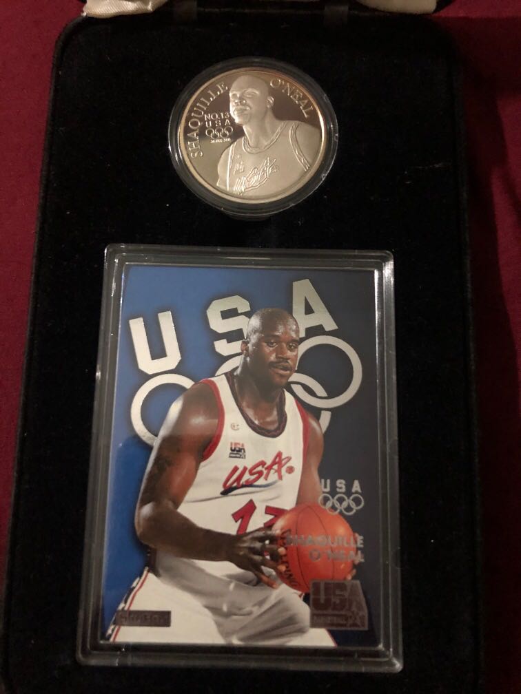 Shaq Team USA Olympics 2 pcs coin set Limited Edition, Hobbies & Toys ...