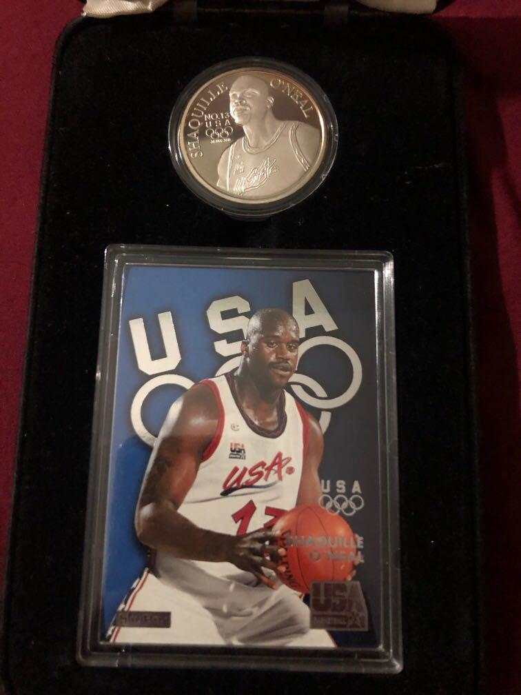 Shaq Team USA Olympics 2 pcs coin set Limited Edition, Hobbies & Toys ...