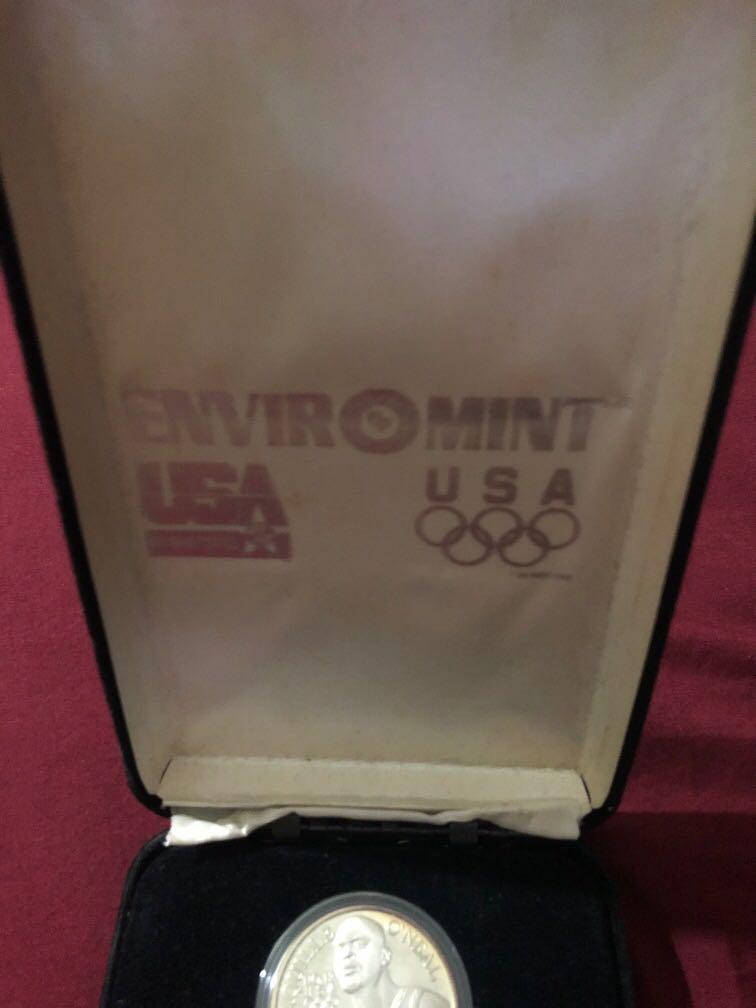 Shaq Team USA Olympics 2 pcs coin set Limited Edition, Hobbies & Toys ...