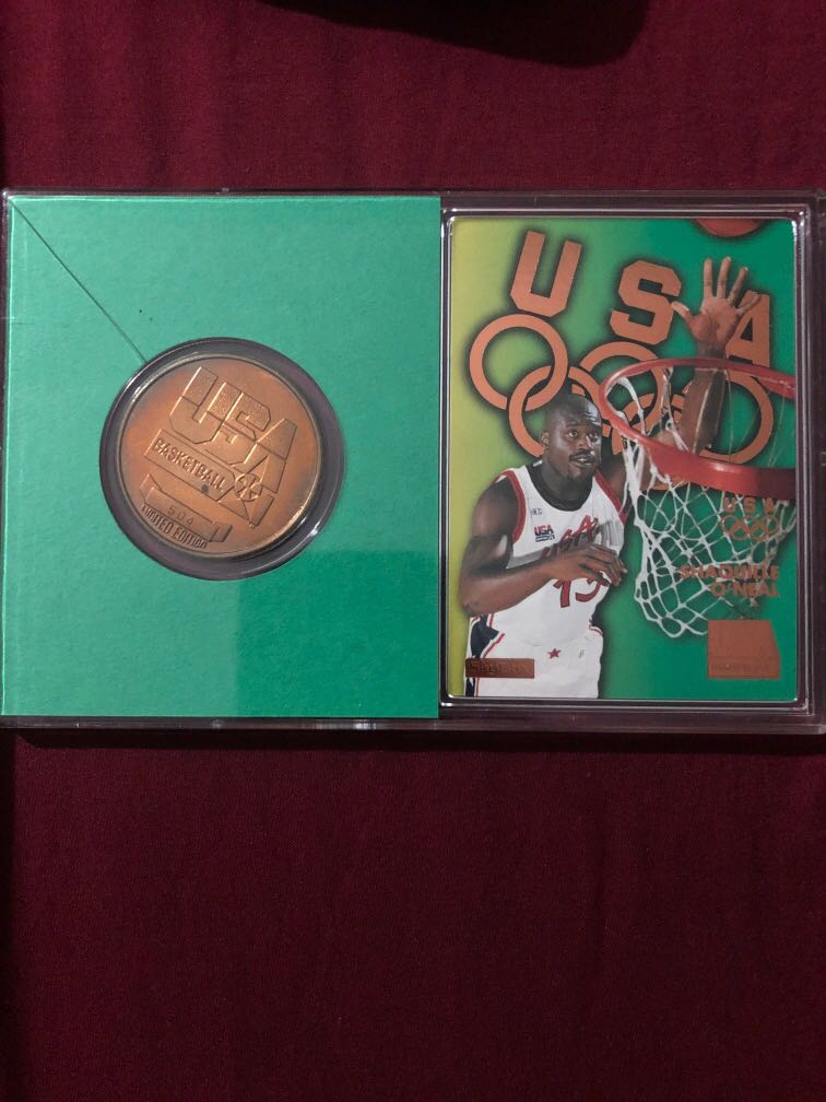 Shaq Team USA Olympics 2 pcs coin set Limited Edition, Hobbies & Toys ...
