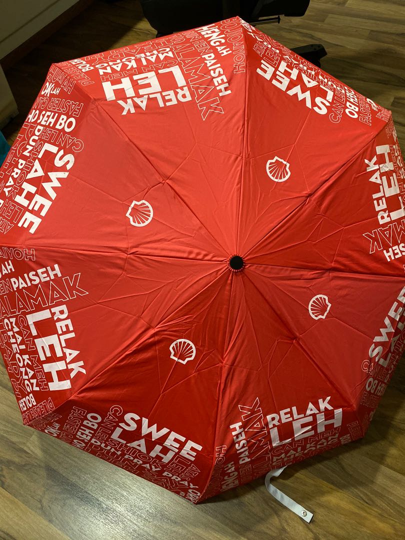 Shell HSBC umbrella, Everything Else on Carousell