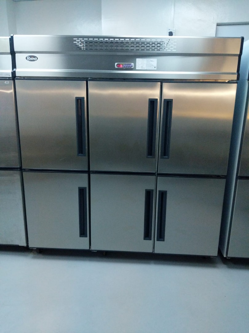 Stainless steel 6 doors upright freezer, TV & Home Appliances, Kitchen ...