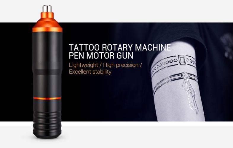 Tattoo Rotary Machine Pen Motor Gun for Eyebrow Body Makeup Art, TV ...