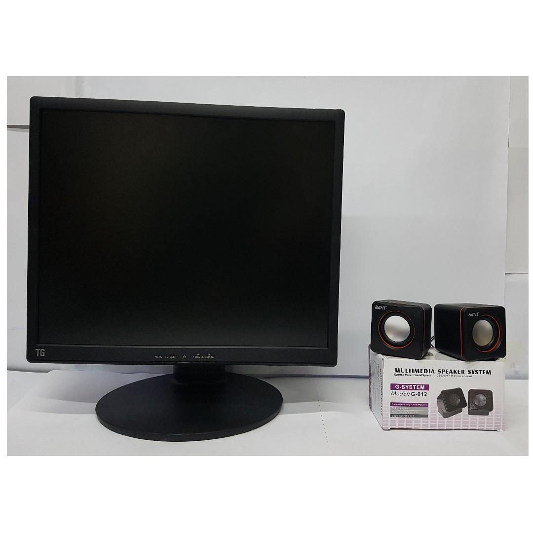 TG Sambo TGL 192G 19-inch LCD Monitor with Portable PC Speaker INT ...