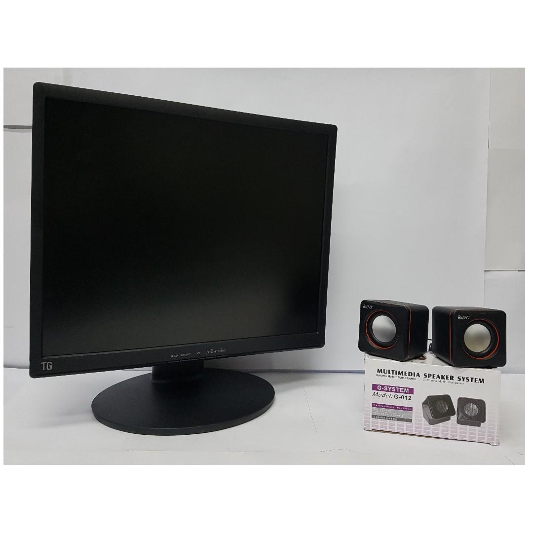 TG Sambo TGL 192G 19-inch LCD Monitor with Portable PC Speaker INT ...
