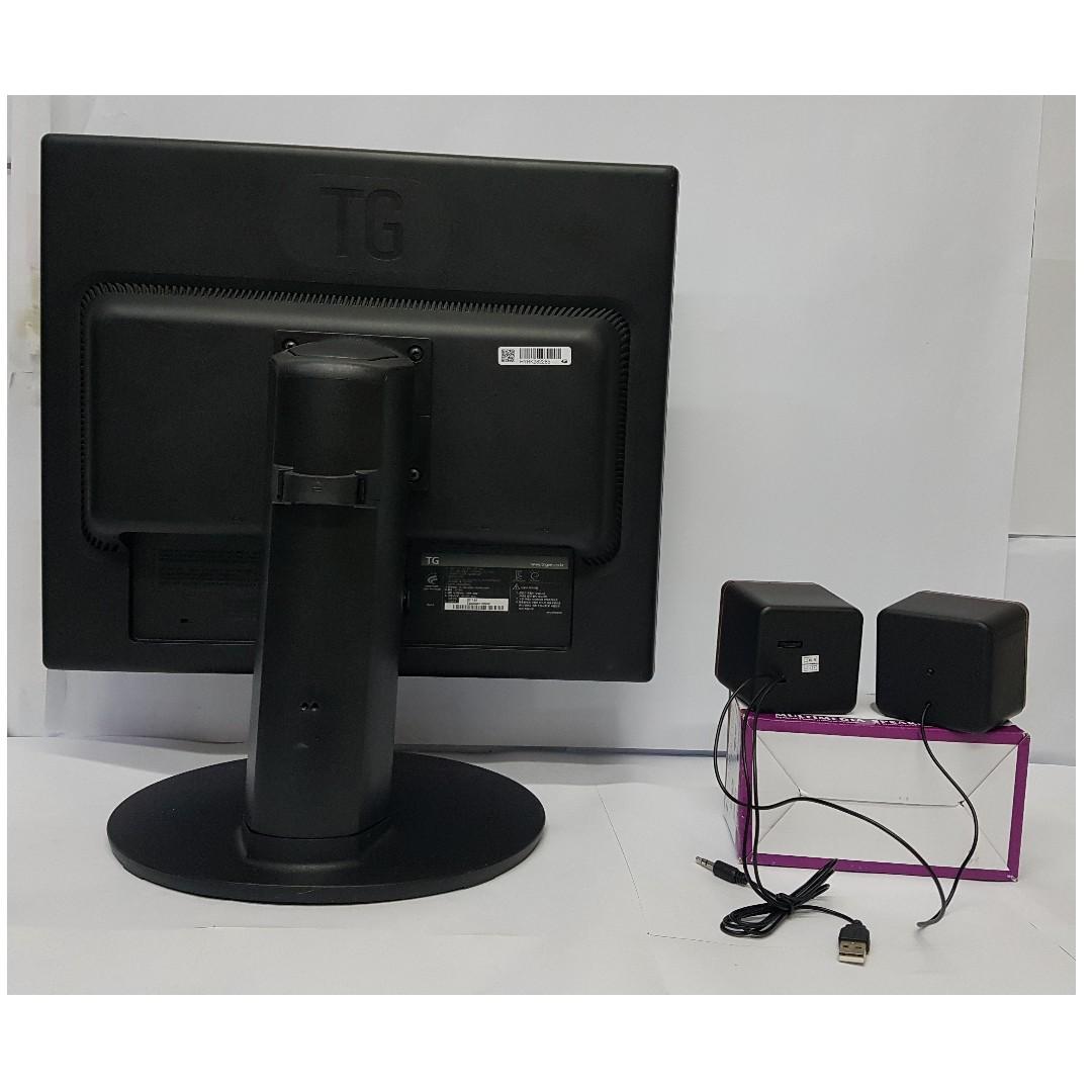 TG Sambo TGL 192G 19-inch LCD Monitor with Portable PC Speaker INT ...