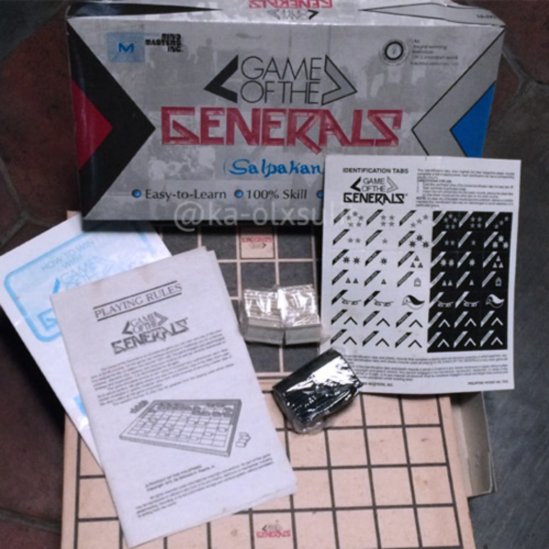 [UPDATE] Vintage Game of the Generals/Salpakan 1981 Package, Hobbies ...