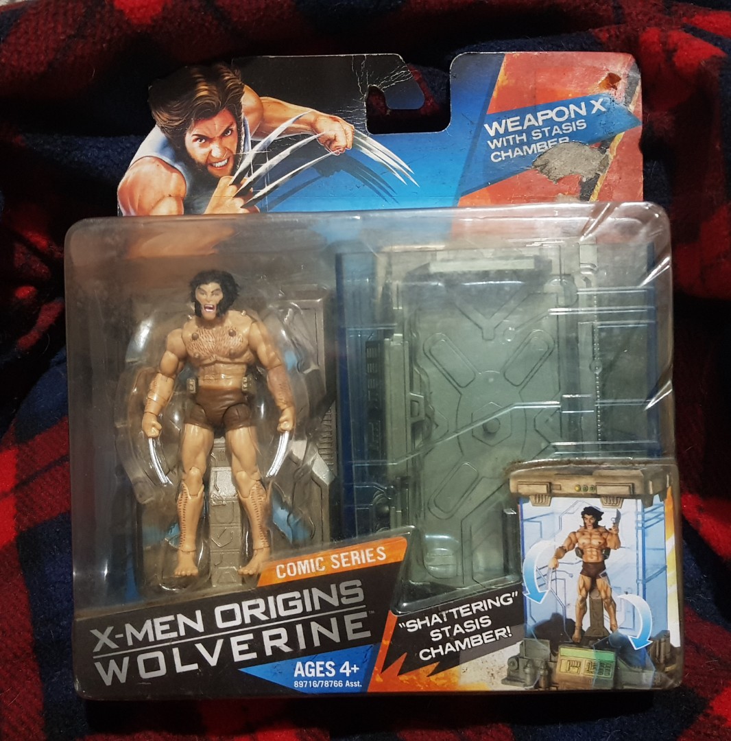 Wolverine X-Men Origins 3.75 Weapon X with Shattering Stasis Chamber ...