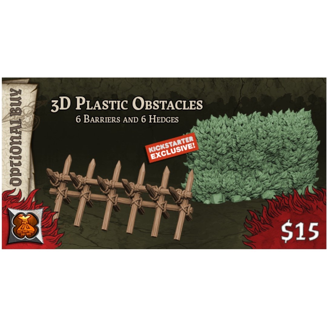 Zombicide Kickstarter Exclusive 3D Plastic Obstacles, Hobbies & Toys ...