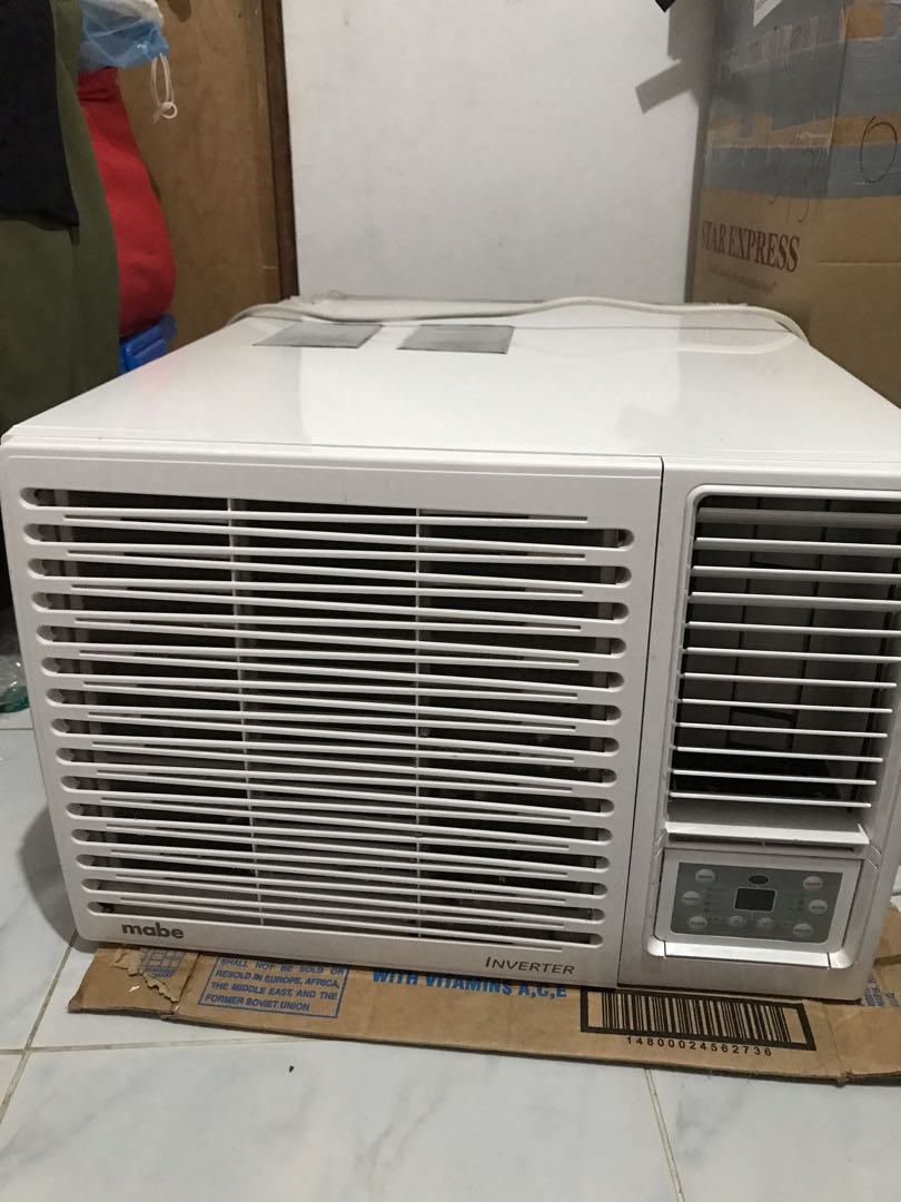 1HP window type Inverter Aircon, TV & Home Appliances, Air Conditioning ...