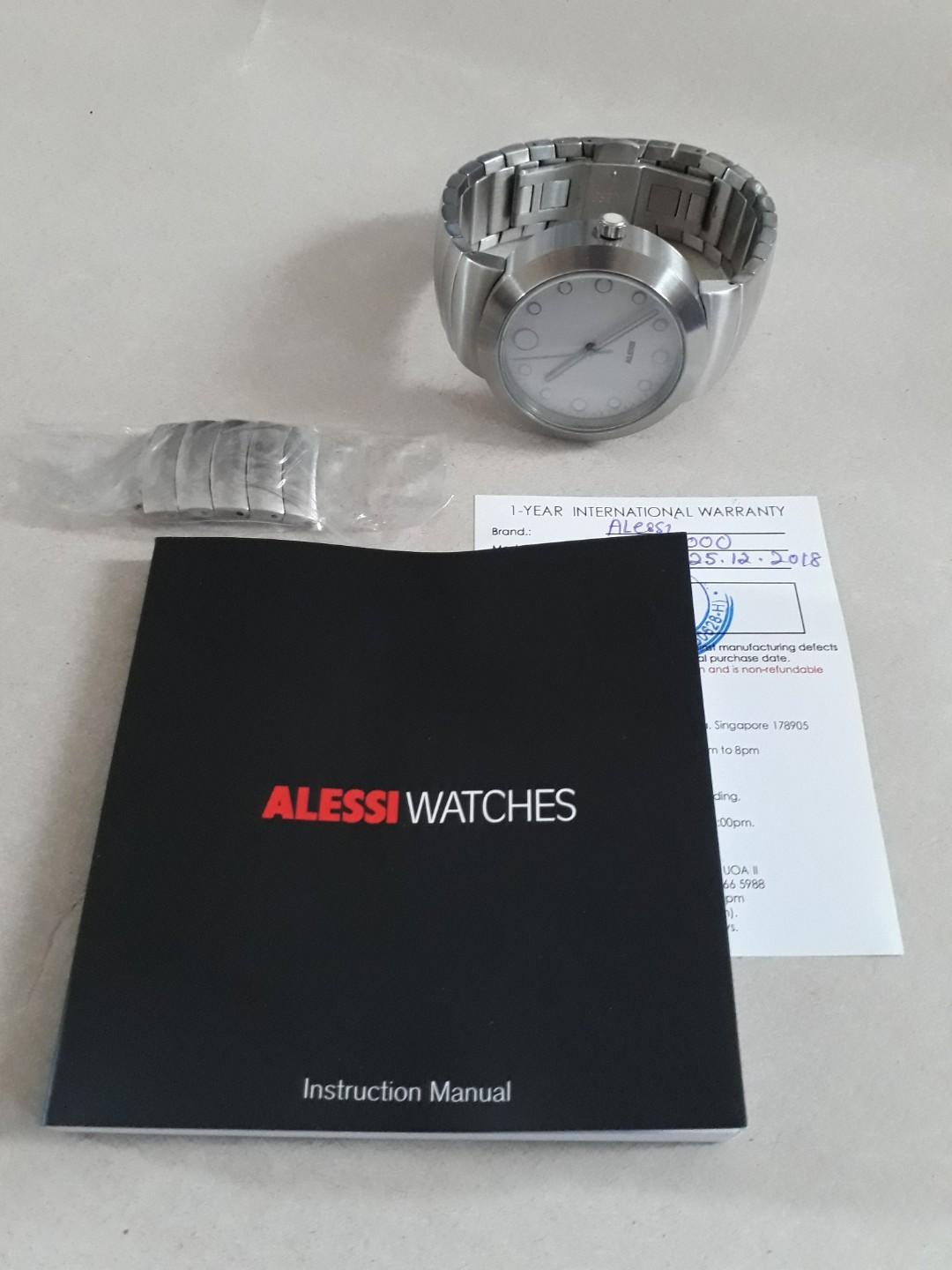 Alessi automatic watch (designer alessi), Luxury, Watches on Carousell