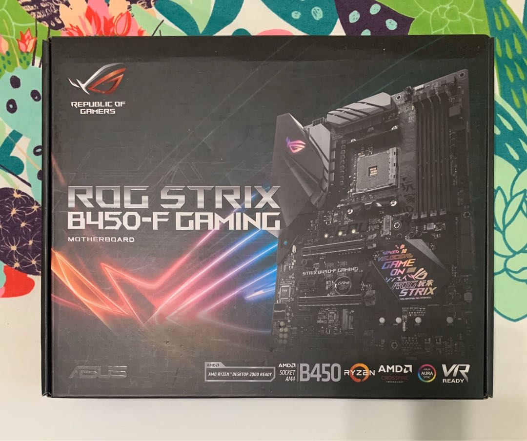 Asus ROG Strix B450-F Motherboard on Carousell