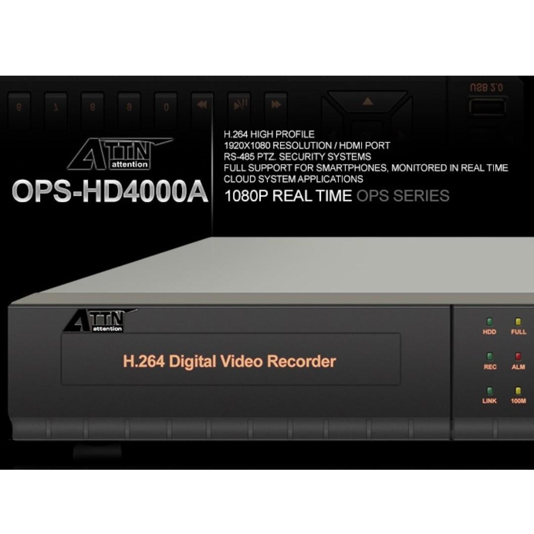 ATTN OPS-HD4000A 4-Channel H.264 Stand Alone HD-SDI Full-HD Video ...