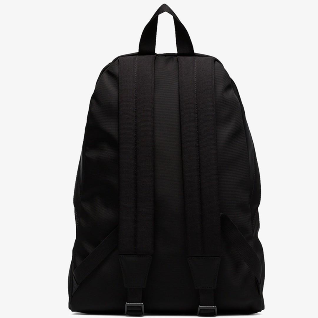 Balenciaga - Black Explorer Logo Backpack(BF), 男裝, 袋, 腰袋、手提袋、小袋 - Carousell
