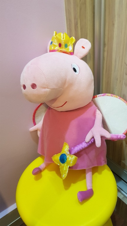 Big TY Fairy peppa pig soft toy, Babies & Kids, Babies & Kids Fashion ...