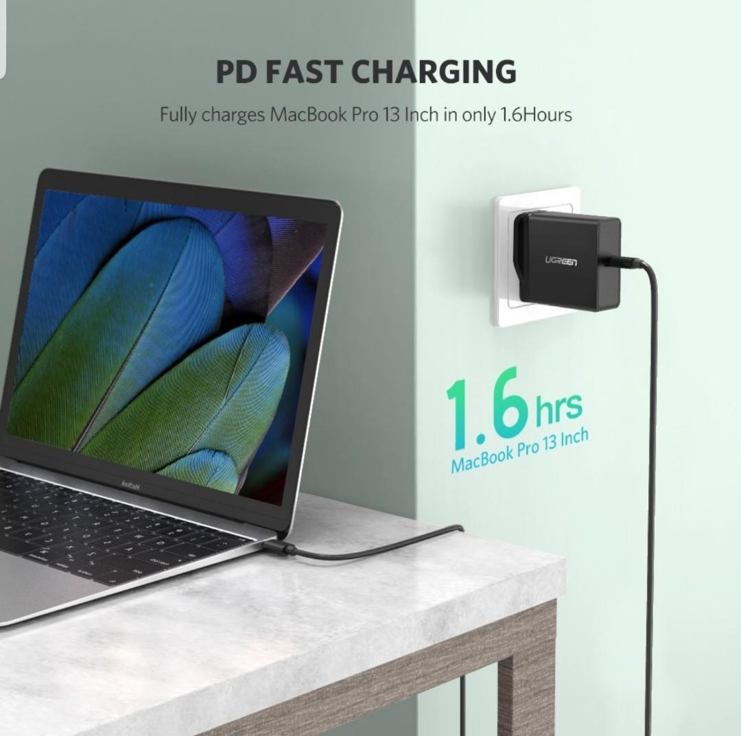 Brand New UGreen 65W Type C PD2.0 Fast Charger UK pin, Mobile Phones ...