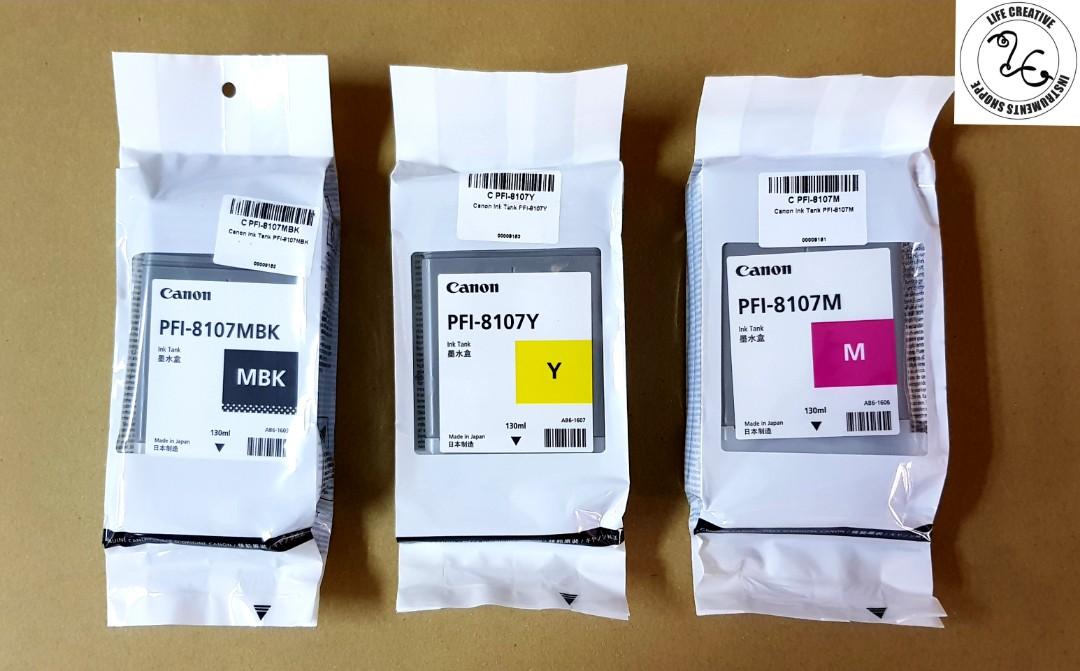 CANON Ink Tank PFI-8107MBK (Matte Black), Computers & Tech, Parts ...